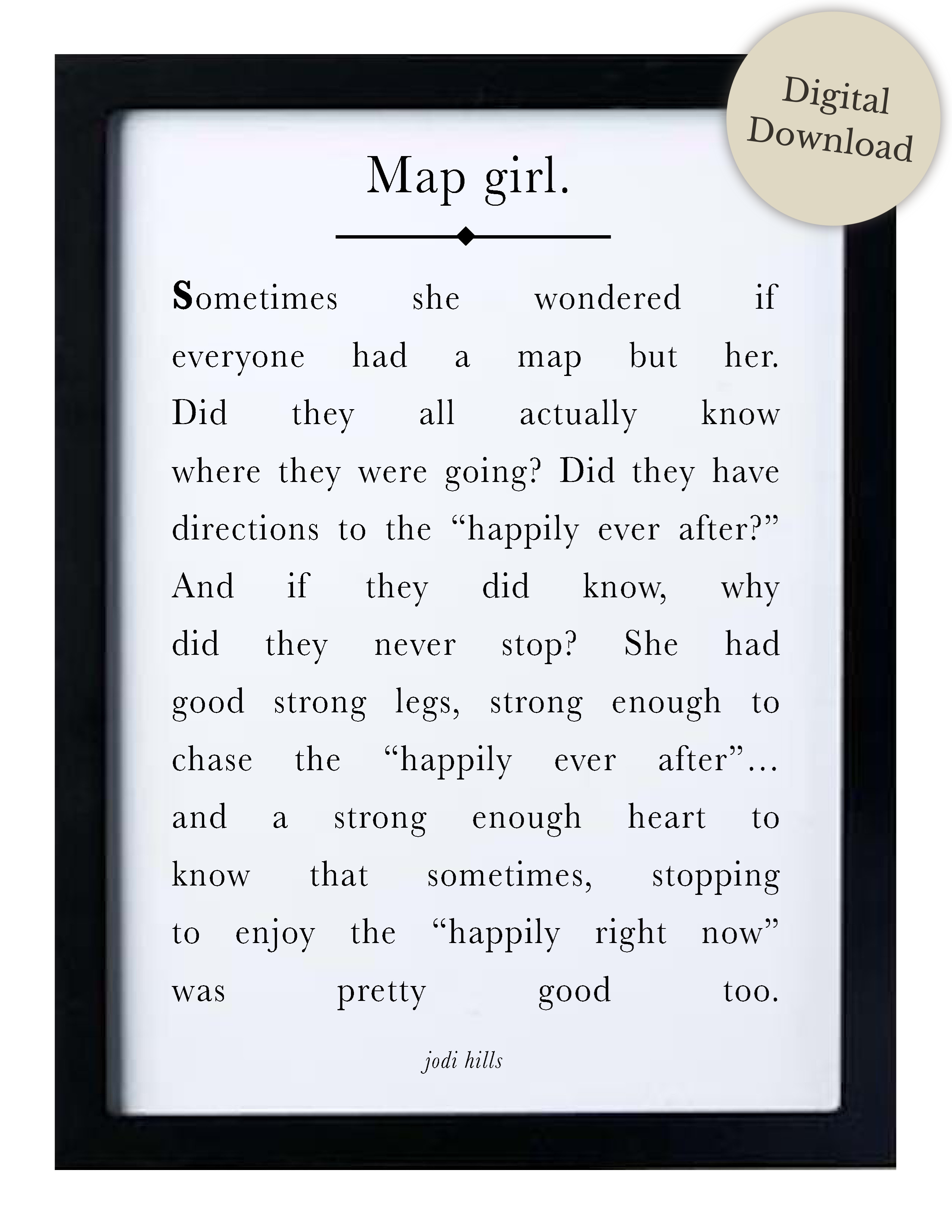 map girl - printable – jodihills